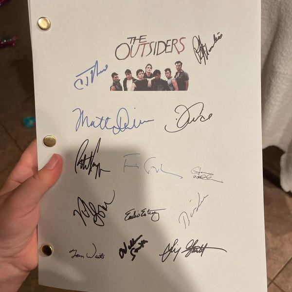 The Rookie Signed TV Pilot Script Screenplay X6 Autographs Nathan ...