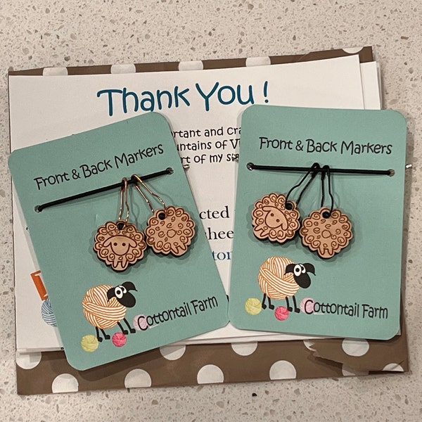 Front and Back Markers, Knitting Marker, Stitch Marker for Knitting ...