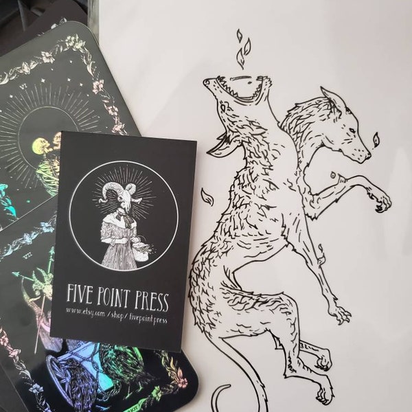 Cryptid. Jackalope. Digital Download for Tattoo and Home Print. - Etsy