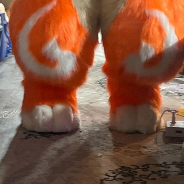 Fursuit Feet Paws, Toony Foot Paw, Kemono Foot Paw, Light Pink Cat Paws ...