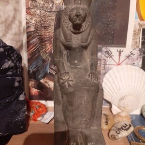 Unique Ancient Egyptian Art statue of Goddess Sekhmet 2 style | Etsy