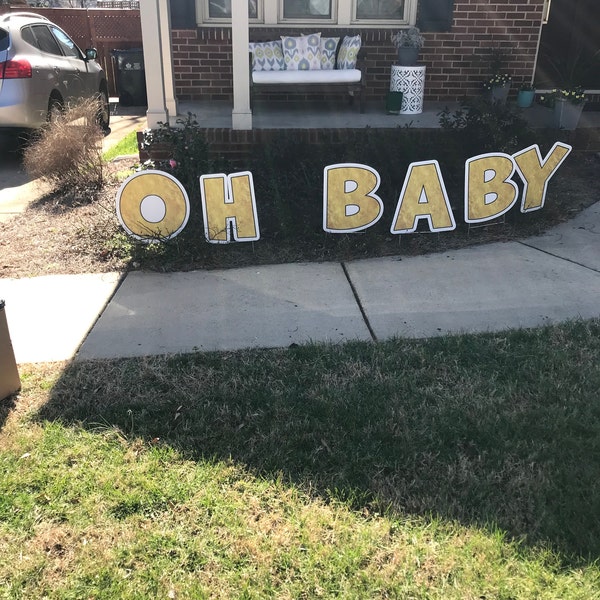 Personalized Custom Letter Yard Sign, Build Your Own Sign, Lawn Decor ...