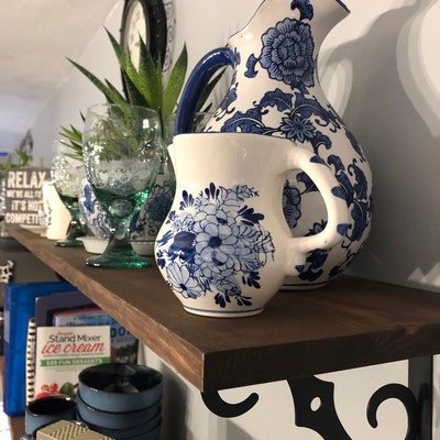 Hanging Floral Sage Tin Tray, Vintage Tin Trays, Repurposed Metal Trays ...