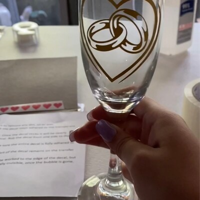 Set of 12 Wedding Glass Decals/ DIY Decal. Wedding Decals - Etsy