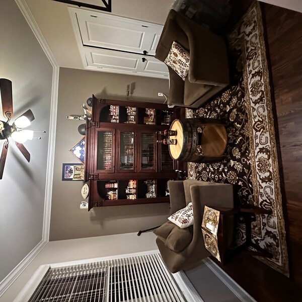 Bitter Bay Side Table Handcrafted Barrel Furniture Whiskey Barrel ...