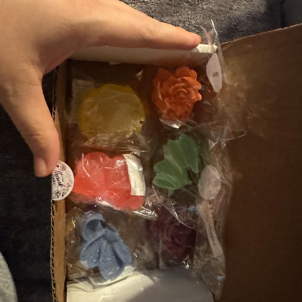 Edible Crystal Candy Flower Bouquet: Kohakutou Vegan Jelly Candies ...