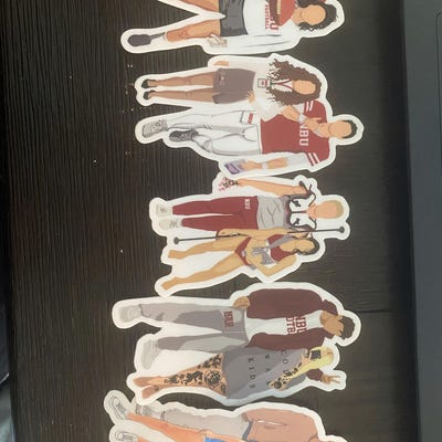 Hail Mary Sticker Leo Hernandez & Mary Silver Red Zone Rivals Booktok ...