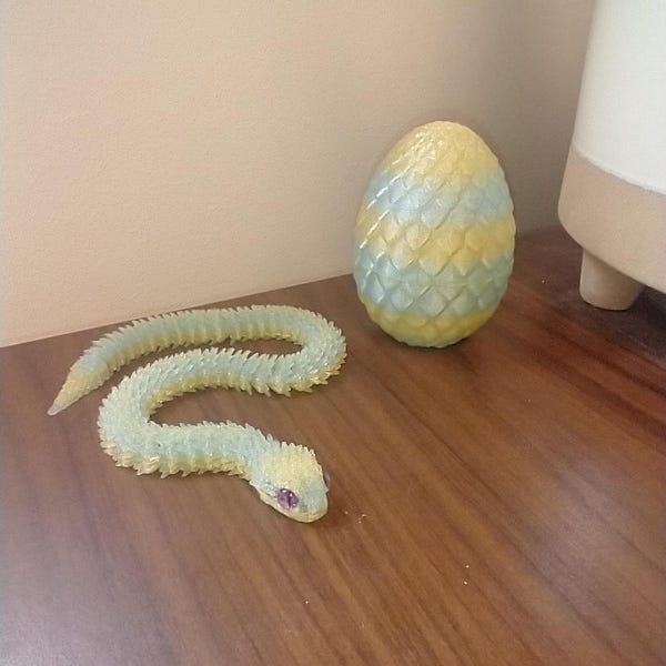 Articulated 3D Printed Godzilla Toy–poseable Kaiju Desk Model Two Sizes ...