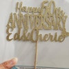 Sixty & Sensational Cursive Banner / Gold Glitter Script - Etsy