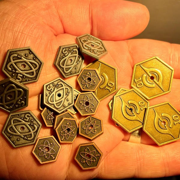 Small Antique Gold Metal Coins, 20mm, for Pirate Chest or Board Game - Etsy