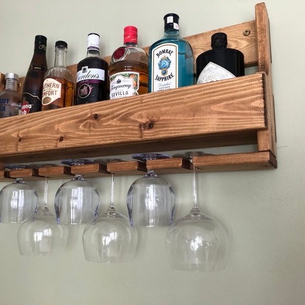 Rustic Drinks Rack, Wine, Vodka, Gin, Prosecco, Champagne, Drinks ...