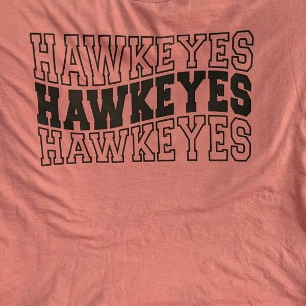 Hawkeyes Stacked Varsity SVG, PNG ,dxf, Jpg, Eps, Hawkeyes Wavy ...