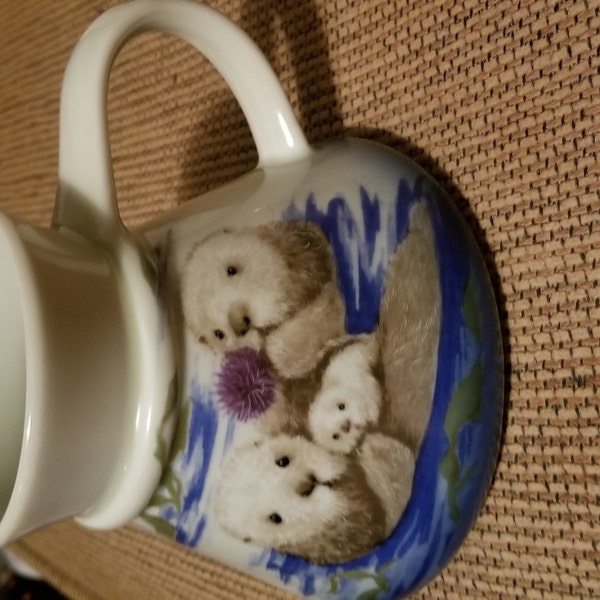 Circa 1950s Wooden Bowl Tobacco Humidor With Aztec Style Humidifying ...