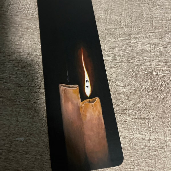 Sad Candle Bookmark | Candlelight Bookmark | Book Lovers Gift | Gift ...