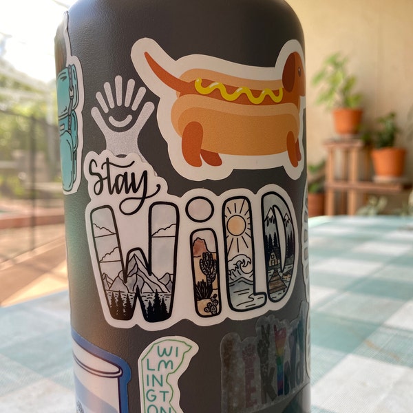Stay Wild Sticker, Wild, Explore, Seek Adventure, Adventure is Out ...