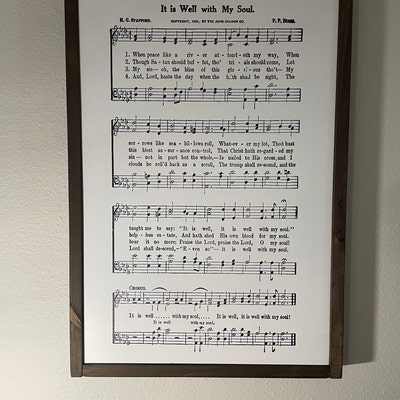 Amazing Grace Sign Song Lyric Gift Amazing Grace Sheet Music Sign Hymn ...