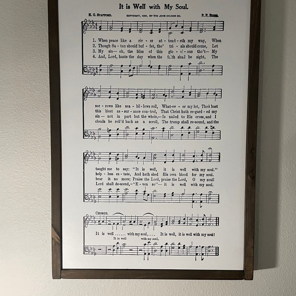 Amazing Grace Sheet Music Wood Sign | Hymn Lyric Art | 289 - Etsy