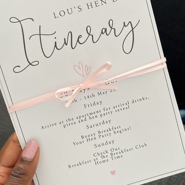Personalised Bride Hen Do Invite. Bride to Be | Hen Party Invitation ...