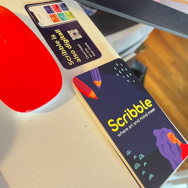 Scribble Deck | Prompt Cards for Mental Health | Drawing and Journaling ...