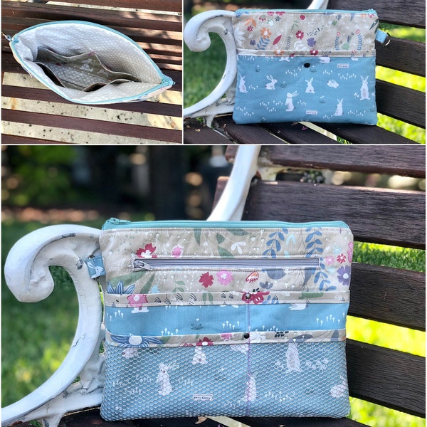 Purse Organizer, PDF Sewing Pattern, Instant Download, Zipper Pouch ...