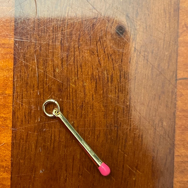 Matchstick Charm Enamel Colored Tip Matches Pendant for Earring ...