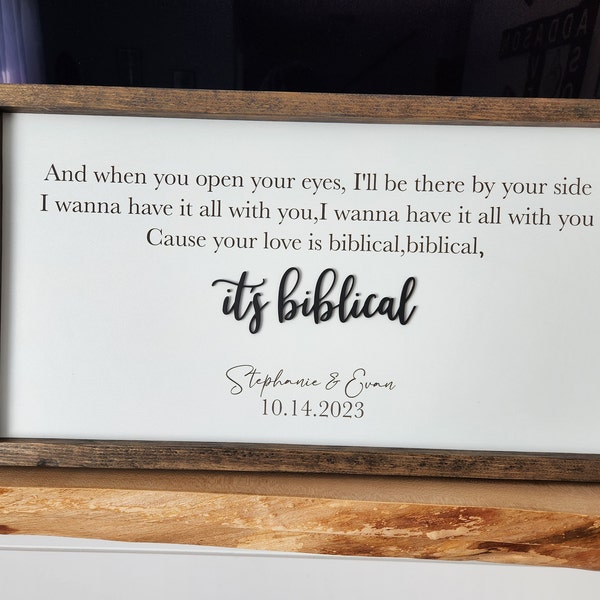 Personalized Wedding Song Sign - Etsy