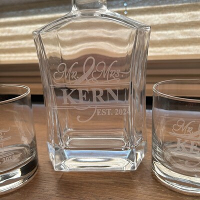 Engraved Split Monogram Beer Mug Glass, Custom Beer Glass,personalized ...