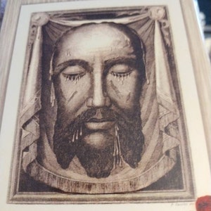 HOLY FACE of Jesus 8 X 10 Print, Full Color, Unframed, Printed From ...