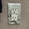 Antique Art Deco Design Metal Light Switch Covers and Outlet Covers ...