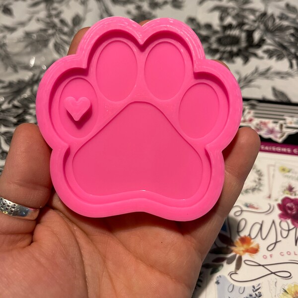 Dog Paw Mold, Shiny Mold, Silicone Molds for Epoxy Crafts, Resin Craft ...