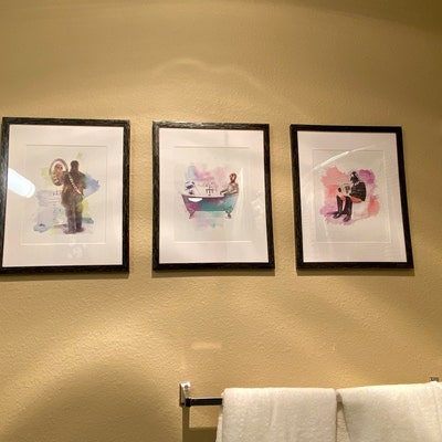 Spa Wars BATHROOM Art, VADER on Toilet, Spa Wars Bathroom Decor - Etsy