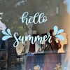 Hello Summer Shop Window Sticker Vinyl Decal Retail Display - Etsy UK
