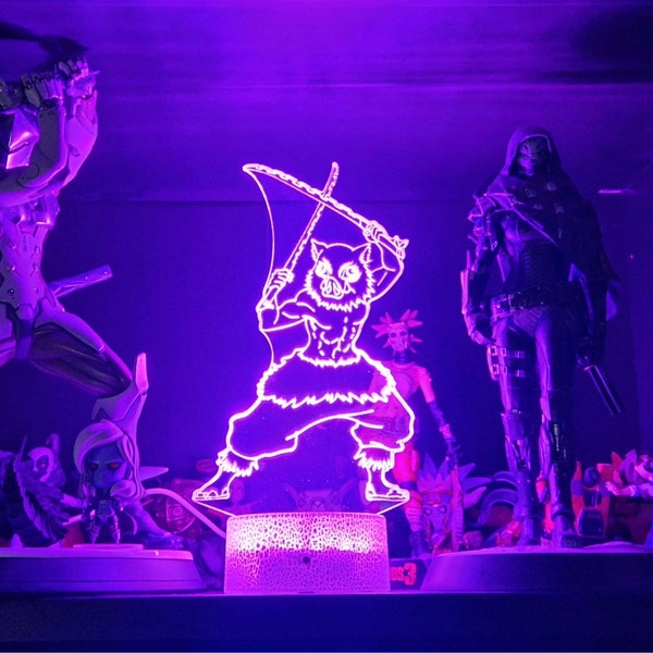 Demon Slayer Muichiro Tokito LED Light - Etsy UK
