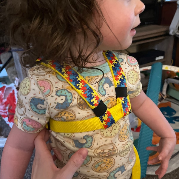 Child Safety Harness With Adjustable Leash, Autism Harness, Special ...