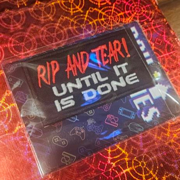 What in Oblivion Embroidered Patch. Gaming Inspired Patches. Iron on ...