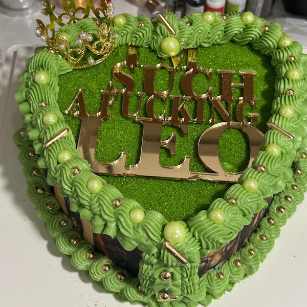 Custom Cake Topper Happy Birthday - 2 Day Delivery by Fedex (choose ...