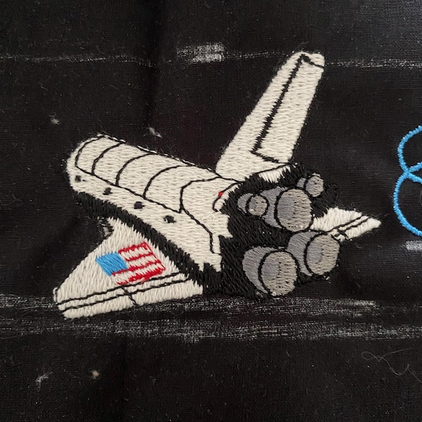 Space Shuttle - Machine Embroidery Design - Etsy