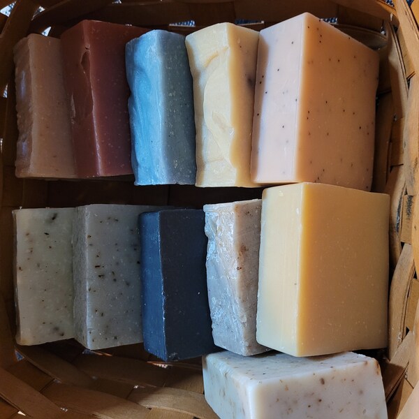 10 Handmade Soaps, Soaps in Bulk, Soap Sale, Assorted Soaps, Natural Soaps, Moisturizing Soaps ...