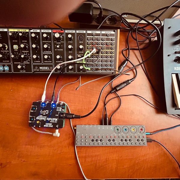 Midivolts Desktop - Polyphonic 4 Voice Midi to CV Controller - Etsy UK