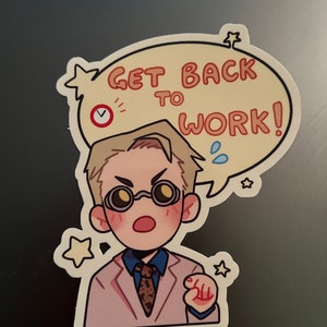 Get to Work Sticker - Etsy