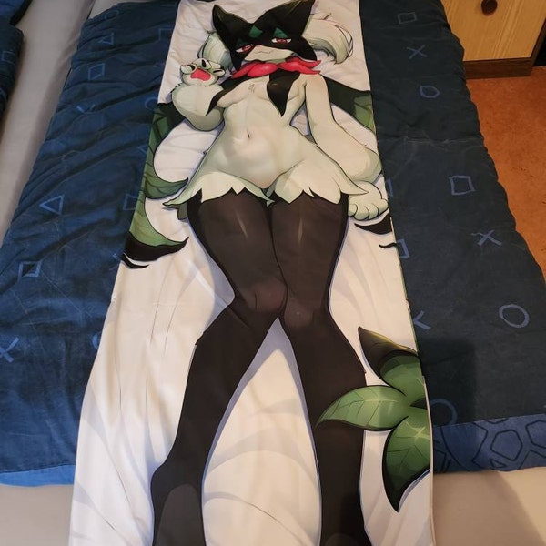 Loona Dakimakura, Furry, Pillow Cover, Helluva Boss Dakimakura, Huggable Pillow, Furry Hellhound ...