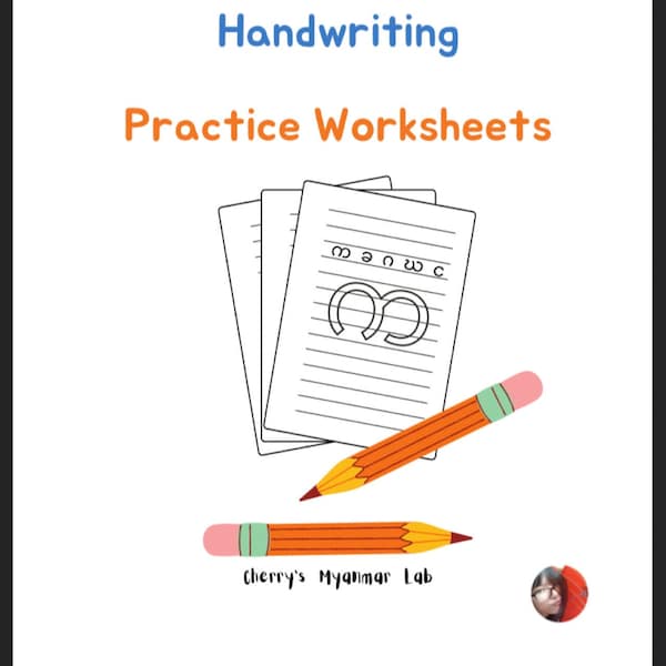 Burmese Numbers 1 - 10 | Children’s Handwriting Worksheets - Etsy