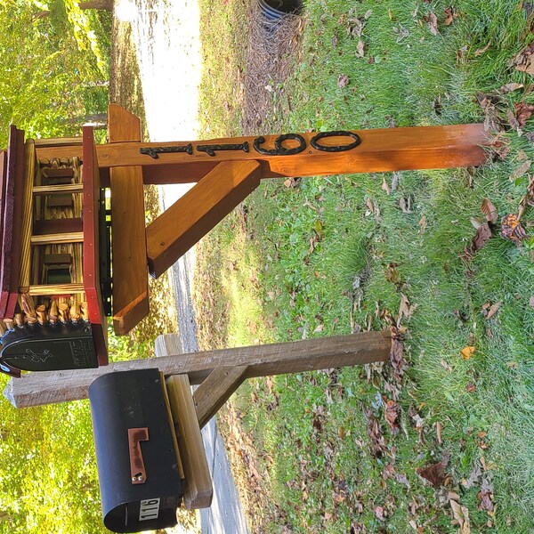 Log Cabin Mailbox With Cedar Roof | Wooden Mailbox | Amish Made | CL620 ...