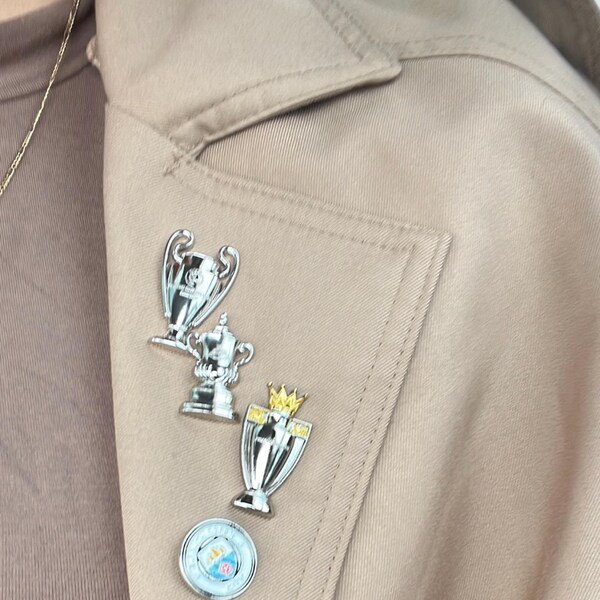 Manchester City 12 Pin Badge Stadium Set - Etsy