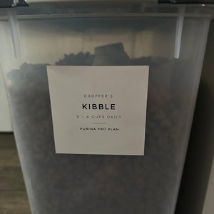 Clean-modern Laundry Room Essentials Labels Water and Oil Resistant ...