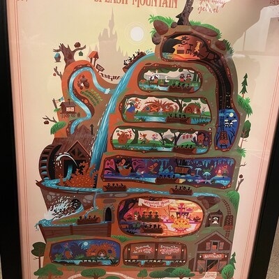Splash Mountain Print, Magic Kingdom, Walt Disney World - Etsy