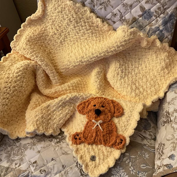 Crochet Pattern - INSTANT PDF DOWNLOAD - Crochet Golden Doodle - Nellas ...