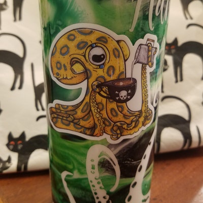 Octonation Octopus Sticker Pack 5 Stickers Same Design - Etsy