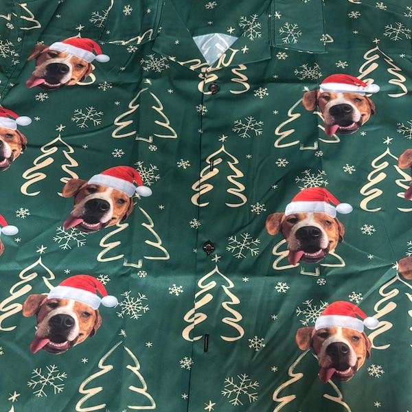 Custom Swim Trunks Men Face, Personalized Christmas Trunks With Gog ...