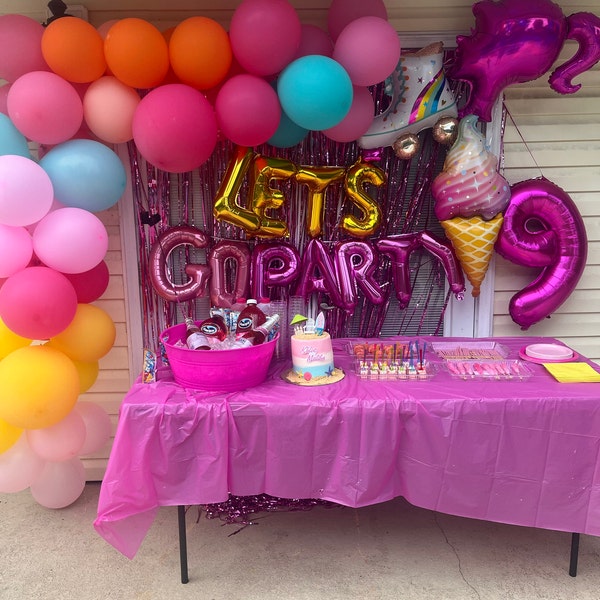 Come on Lets Go Party Malibu Bachelorette Party Decorations Balloon ...